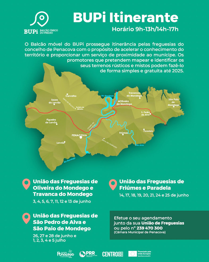 PENACOVA: Balcão Itinerante do BUPi intensifica mapeamento e ...
